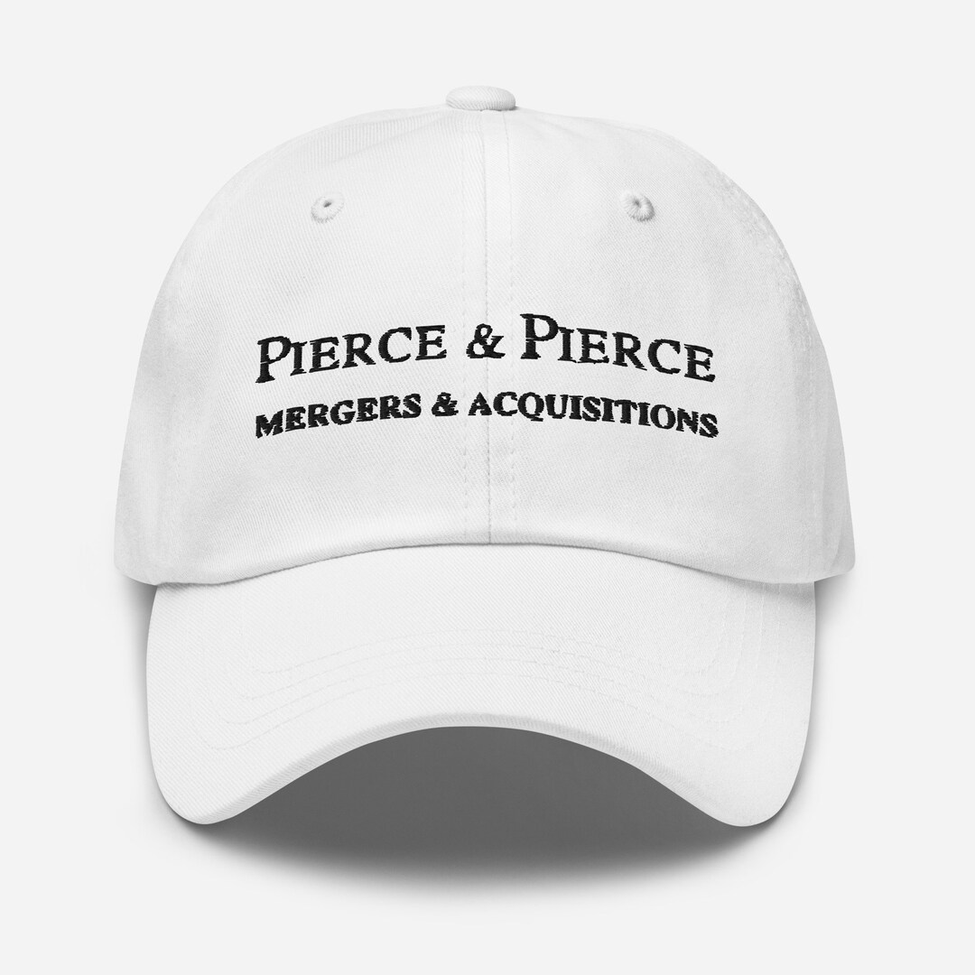American Psycho Dad Hat Pierce & Pierce Company Swag Embroidered Cotton ...