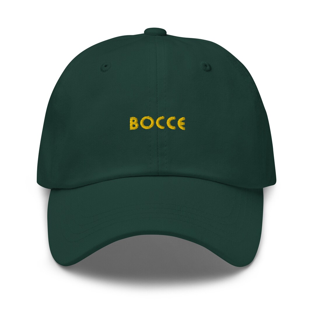Bocce Hat - Italian Sport Gift - Multiple Colors - Cotton Embroidered ...