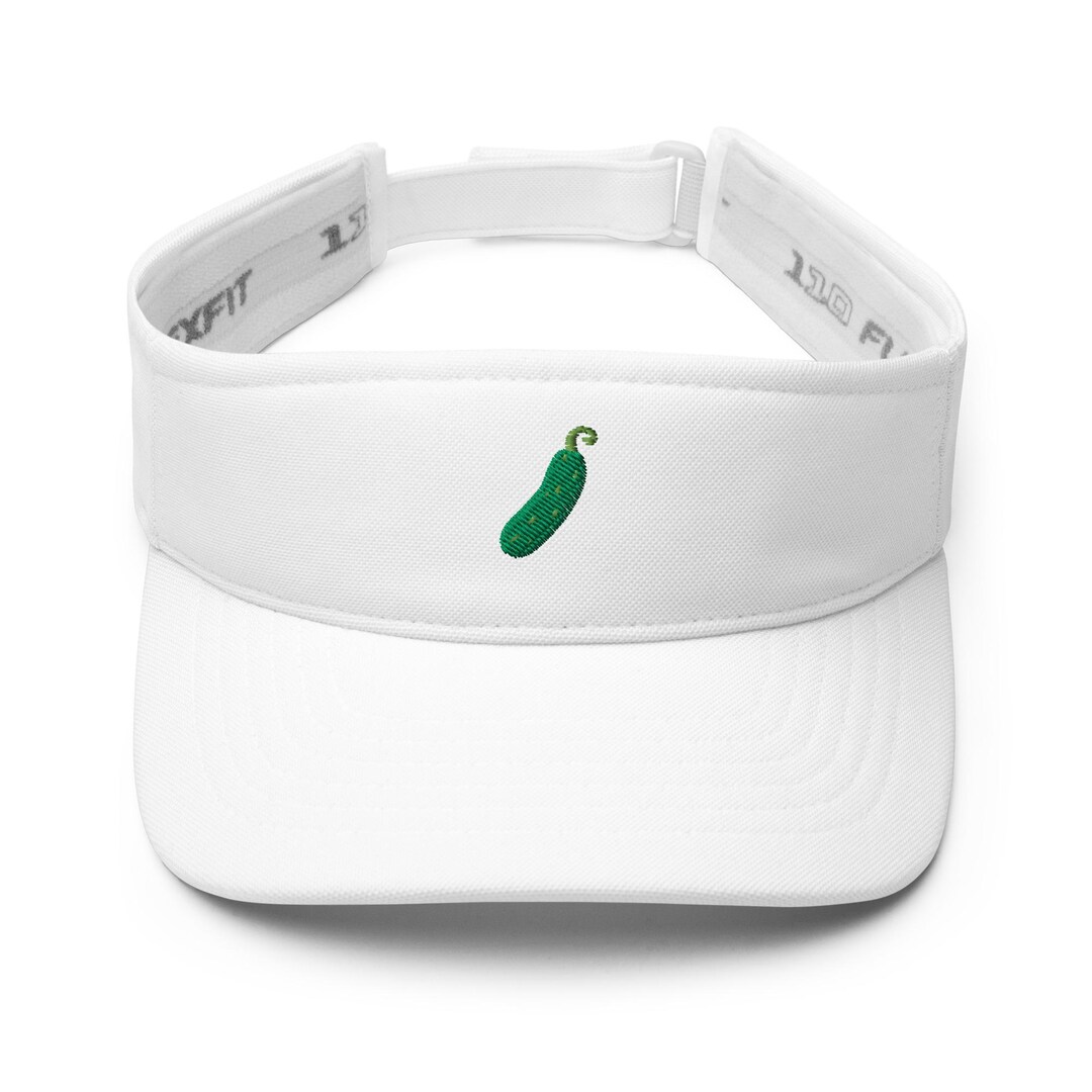 Pickle Embroidered Visor: Low Profile Polyester-spandex Blend - Etsy