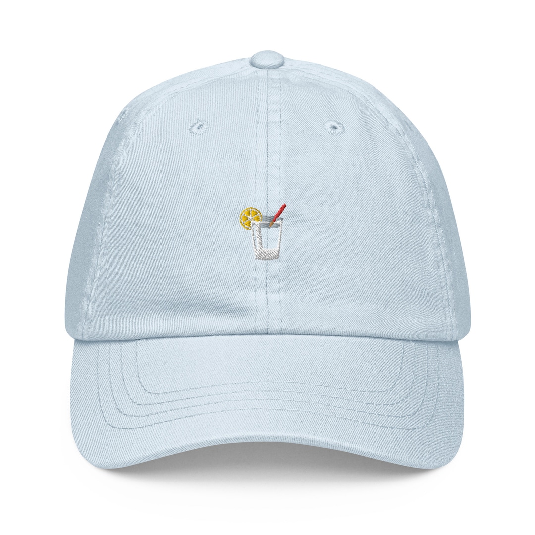 Gin and Tonic Hat - Gift for Cocktail Lovers - Cotton Embroidered Cap ...