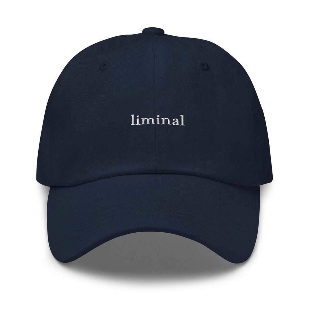 Liminal Spaces Hat - Minimalist Embroidered Cotton Cap - Etsy