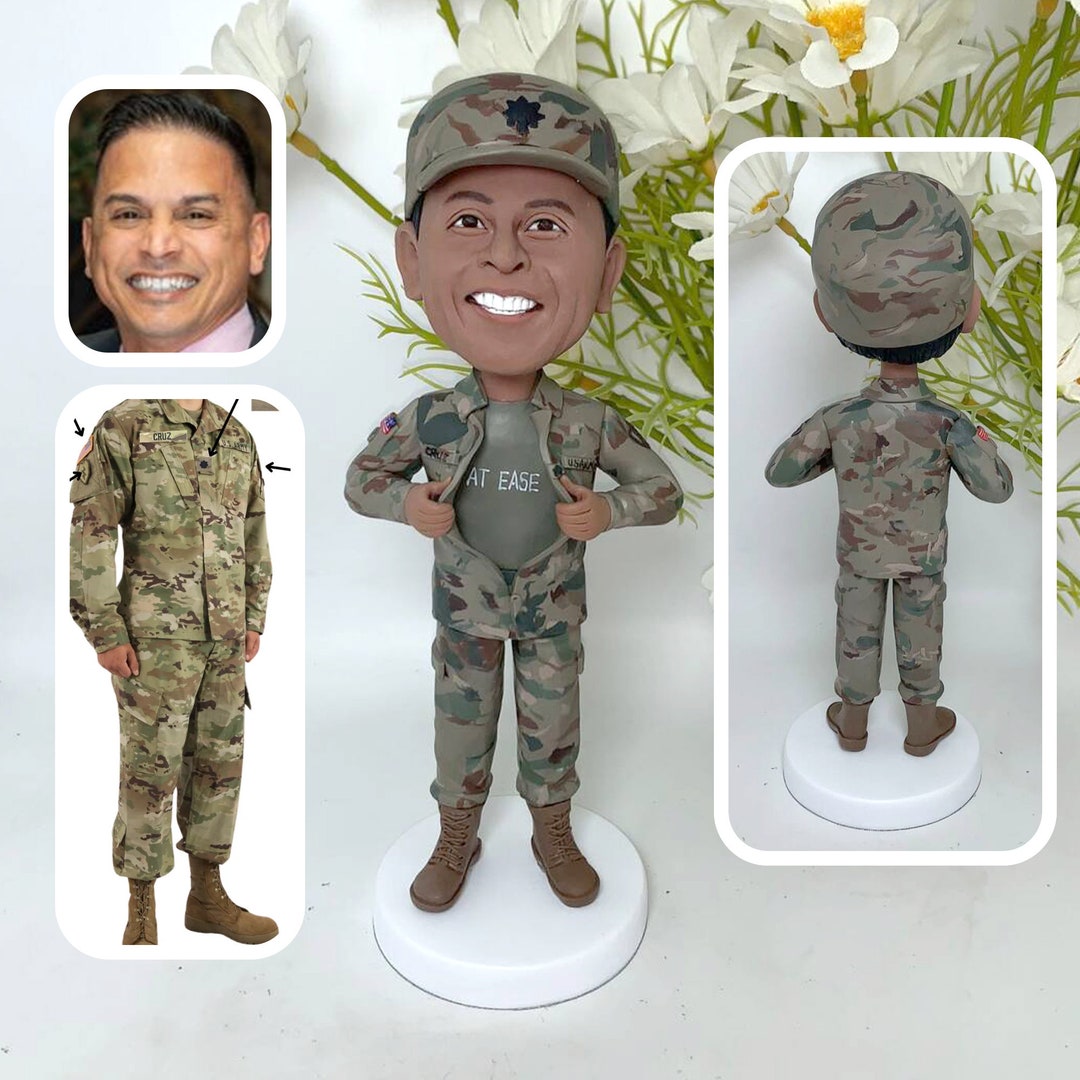 Personalized Bobbleheads, Custom Soldier Bobbleheads, Sergeant ...