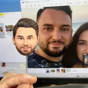 Wedding Topper Cake Toppers Wedding Bobblehead Custom Cake Topper ...