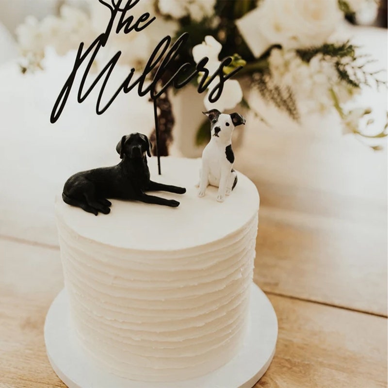 Dog Wedding Cake Topper - Etsy