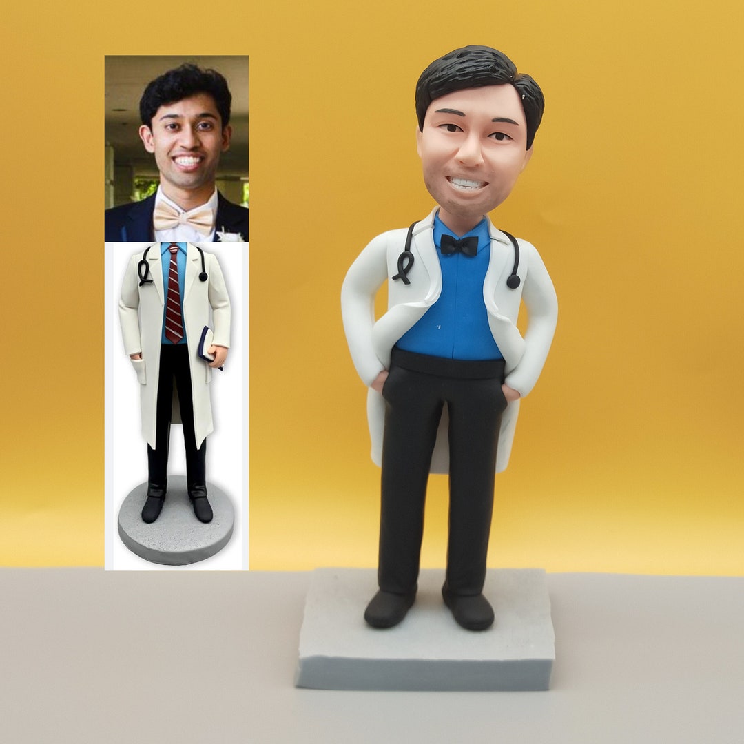 Custom Doctor Bobbleheads, Personalized Doctor Bobbleheads , Attending ...