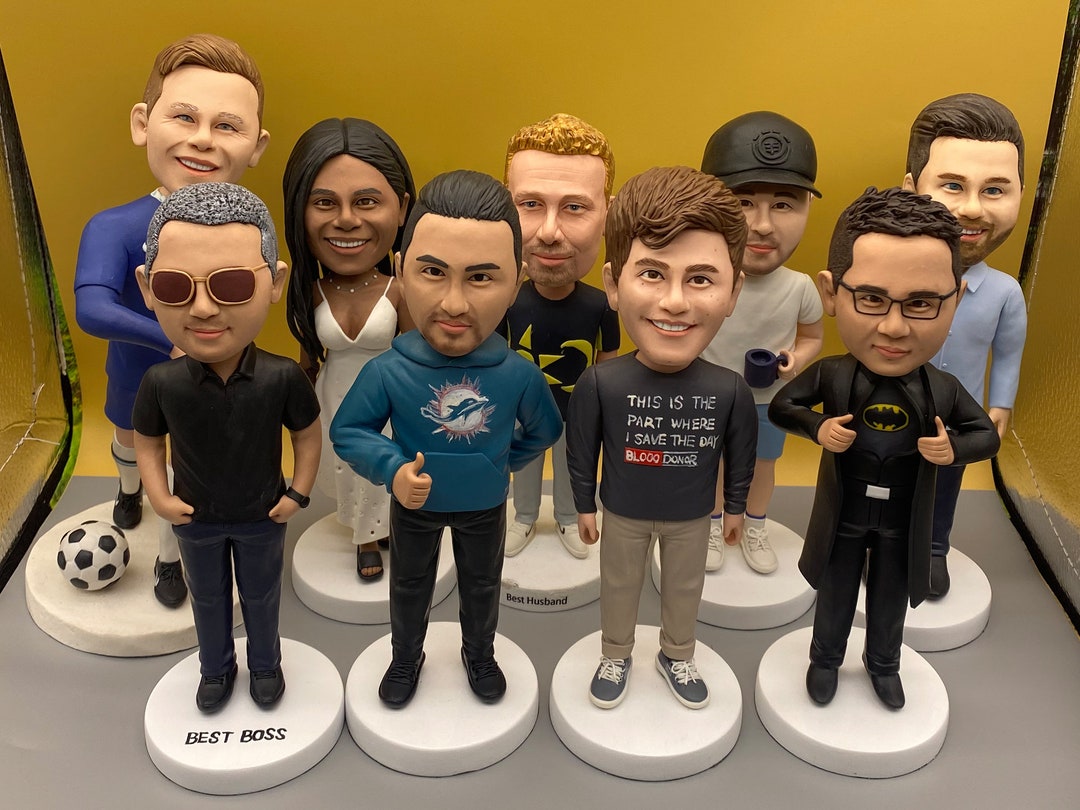 Custom Group Bobbleheads Custom Wedding Best Man Group - Etsy