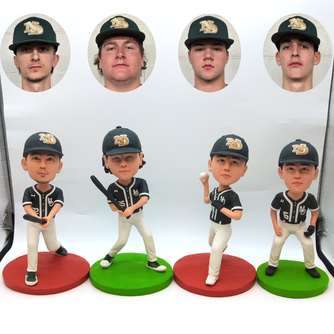 Personalized Bobbleheads, Custom Baseball Group Bobbleheads, Custom ...