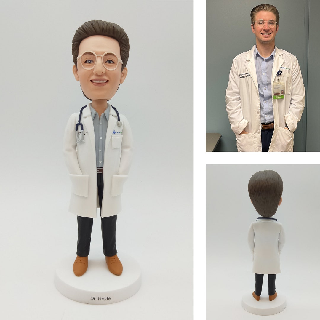 Custom Doctor Bobbleheads, Personalized Doctor Bobbleheads , Attending ...