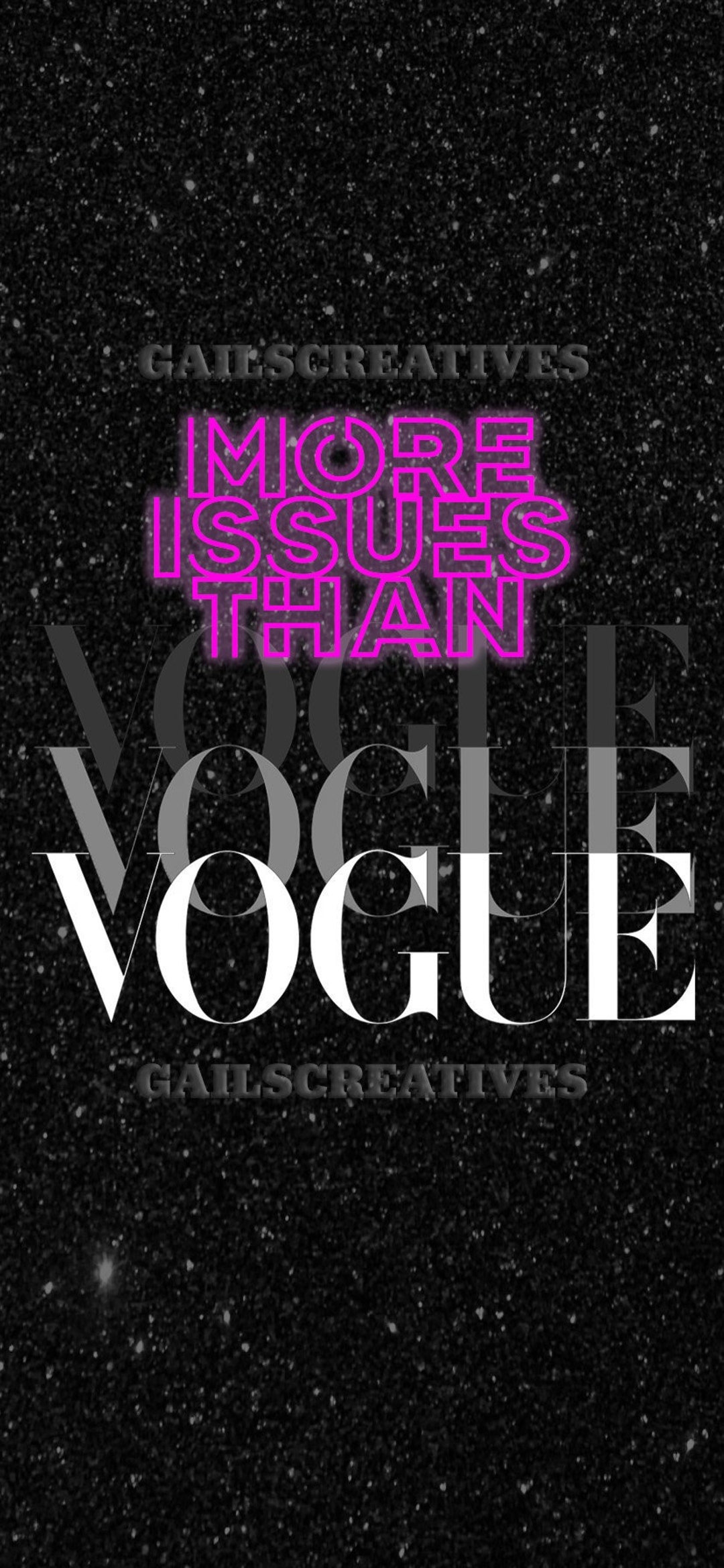 IPhone 12 Max Vogue Screen Saver - Etsy