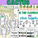 Cactus Back to School Bulletin Board Kit+ Decor Bundle- All About Me ...
