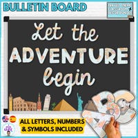 Adventure Bulletin Board Clipart Bundle Classroom Travel Theme Decor ...