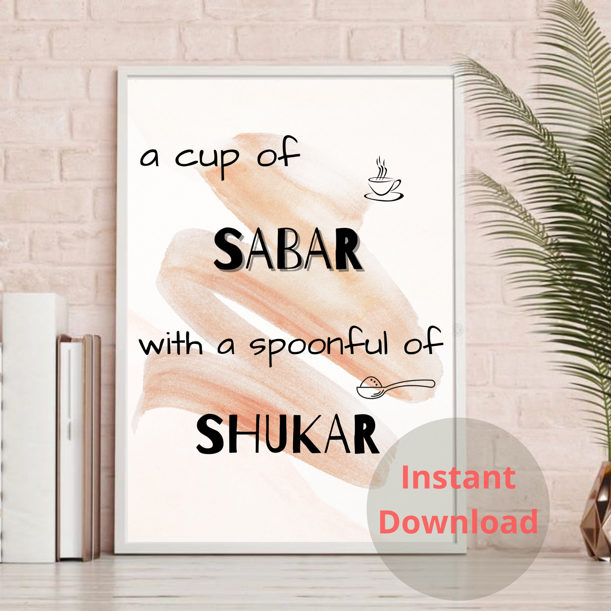 SABAR and SHUKAR // Home Decor // Wall Art// Kitchen Art// Punjabi ...