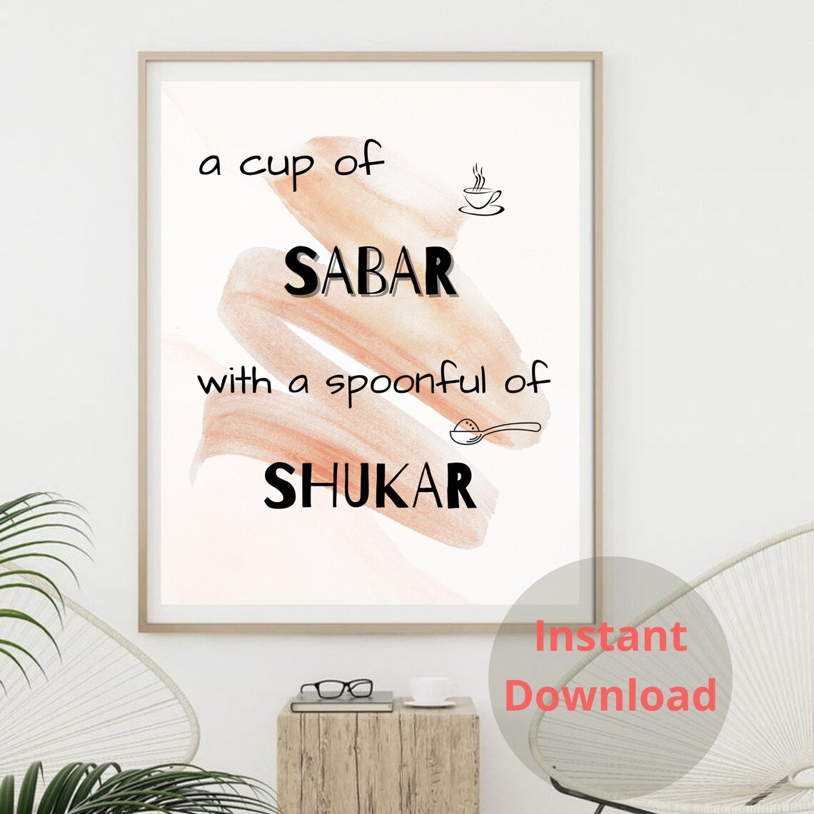 SABAR and SHUKAR // Home Decor // Wall Art// Kitchen Art// Punjabi ...