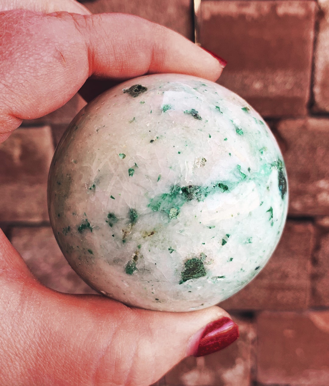 Polished Phoenix Stone Crystal Sphere Ball-spirituality, Meditation ...