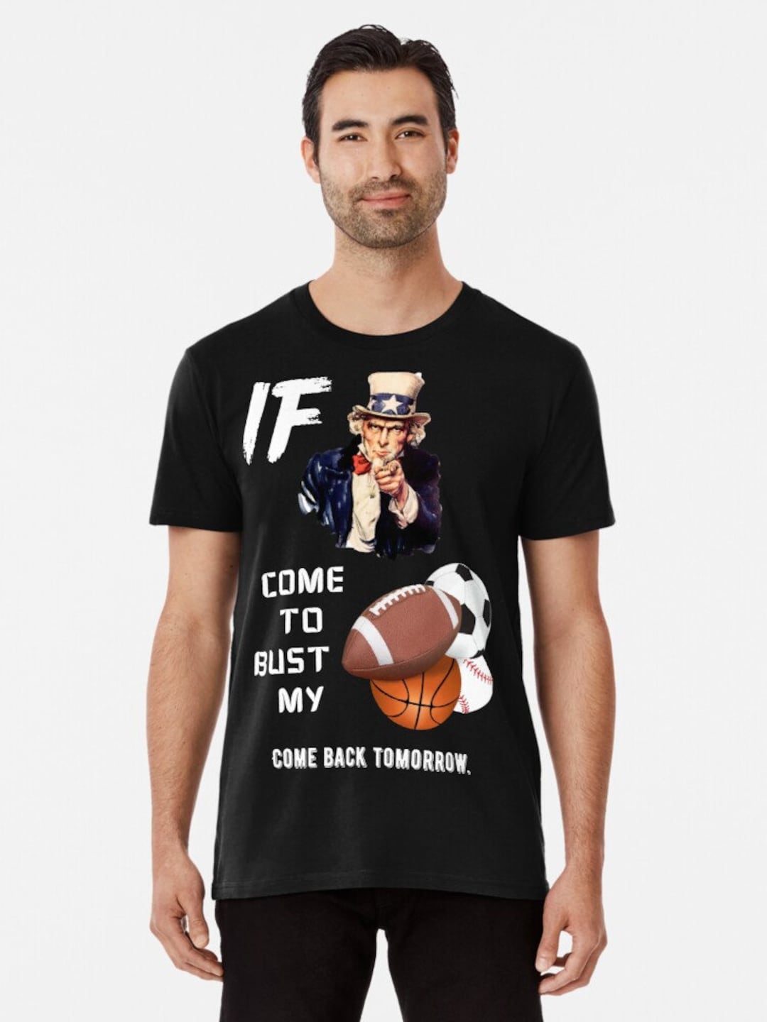 Bust My Balls' Graphic T-shirt - Etsy