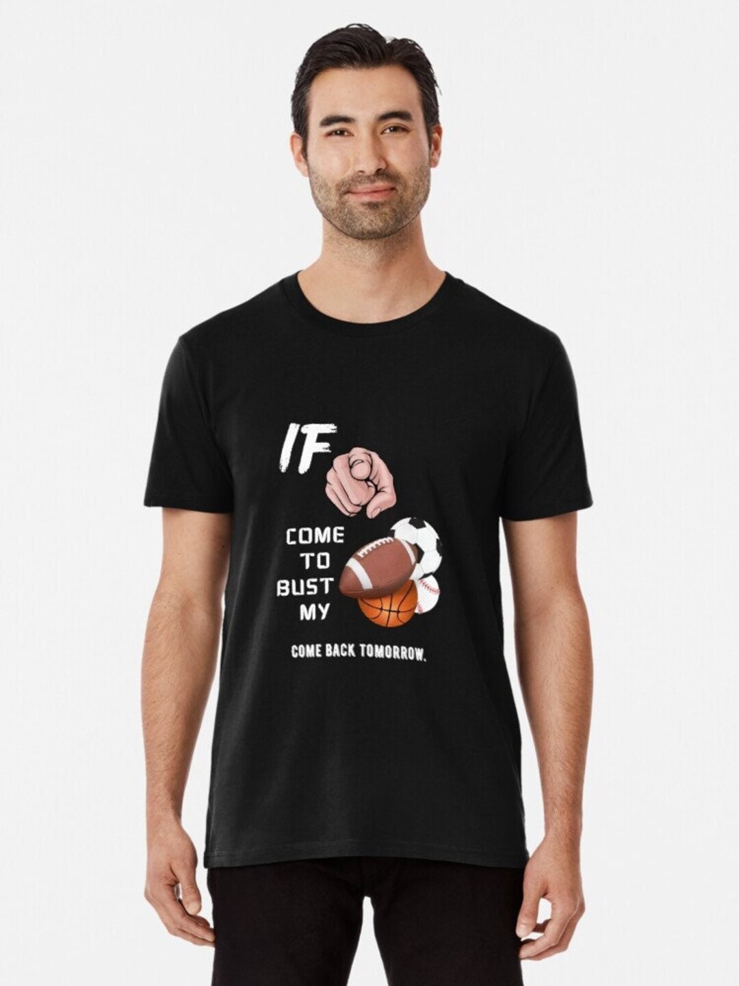 Bust My Balls Graphic T-shirt - Etsy
