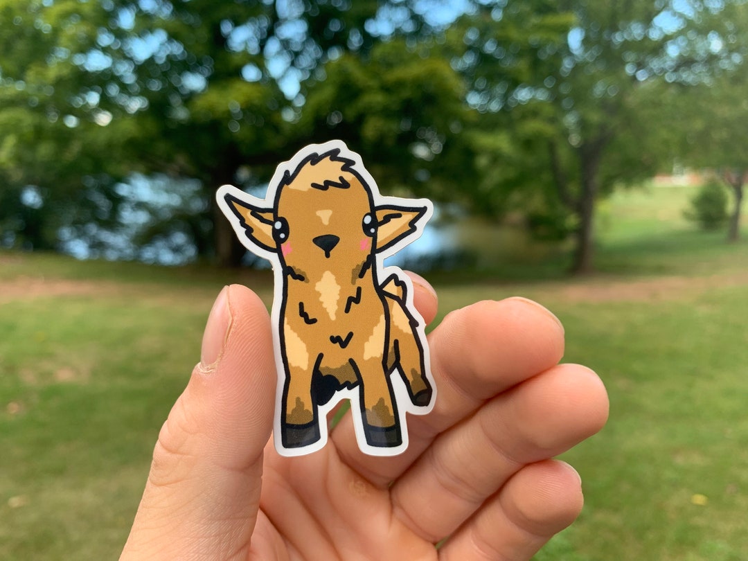 Baby Goat Sticker | Baby Goat Stickers | Waterproof, Vinyl and ...