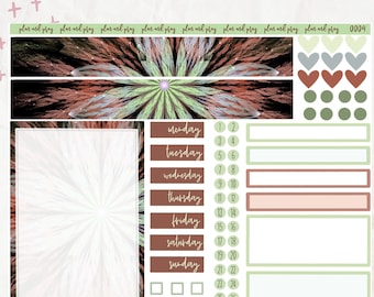 Printable Weekly Sticker Kit, Erin Condren, A5 Compact Vertical, Life ...