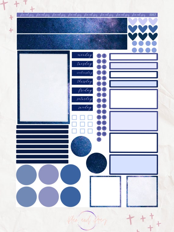 Printable Weekly Sticker Kit Erin Condren A5 Compact - Etsy
