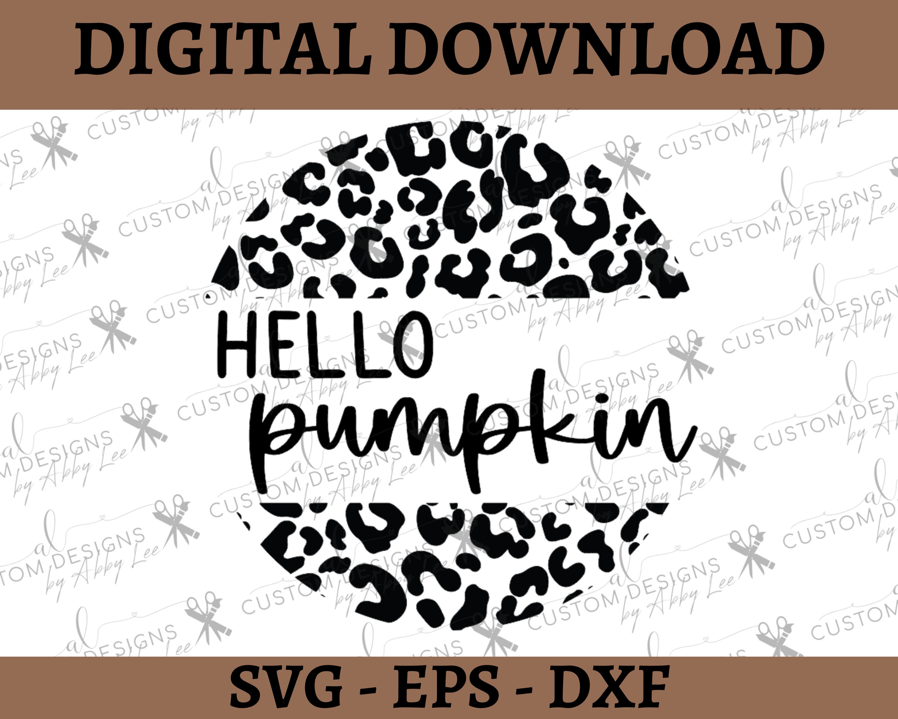 Hello Pumpkin SVG, Fall SVG, Leopard SVG, Hello Pumpkin Design, Fall ...