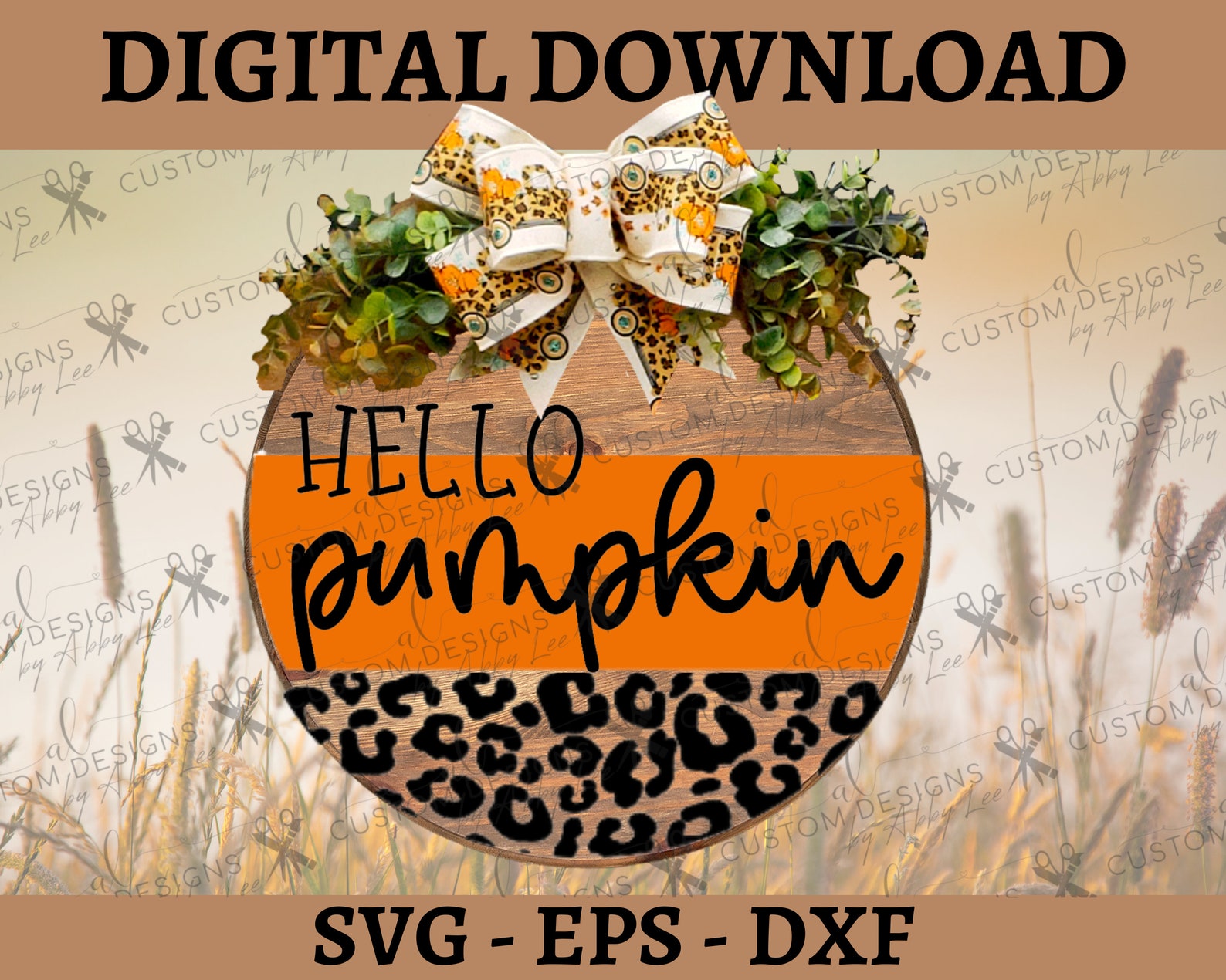 Hello Pumpkin SVG, Fall SVG, Leopard SVG, Hello Pumpkin Design, Fall ...