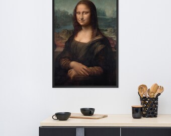 Leonardo Da Vinci's Portrait of Mona Lisa Del Giocondo 1506 Premium and ...
