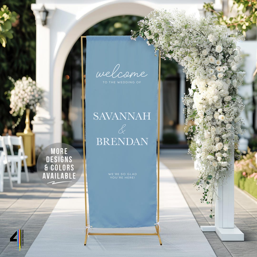 Fabric Welcome Sign Fabric Wedding Welcome Sign Fabric Welcome Wedding ...