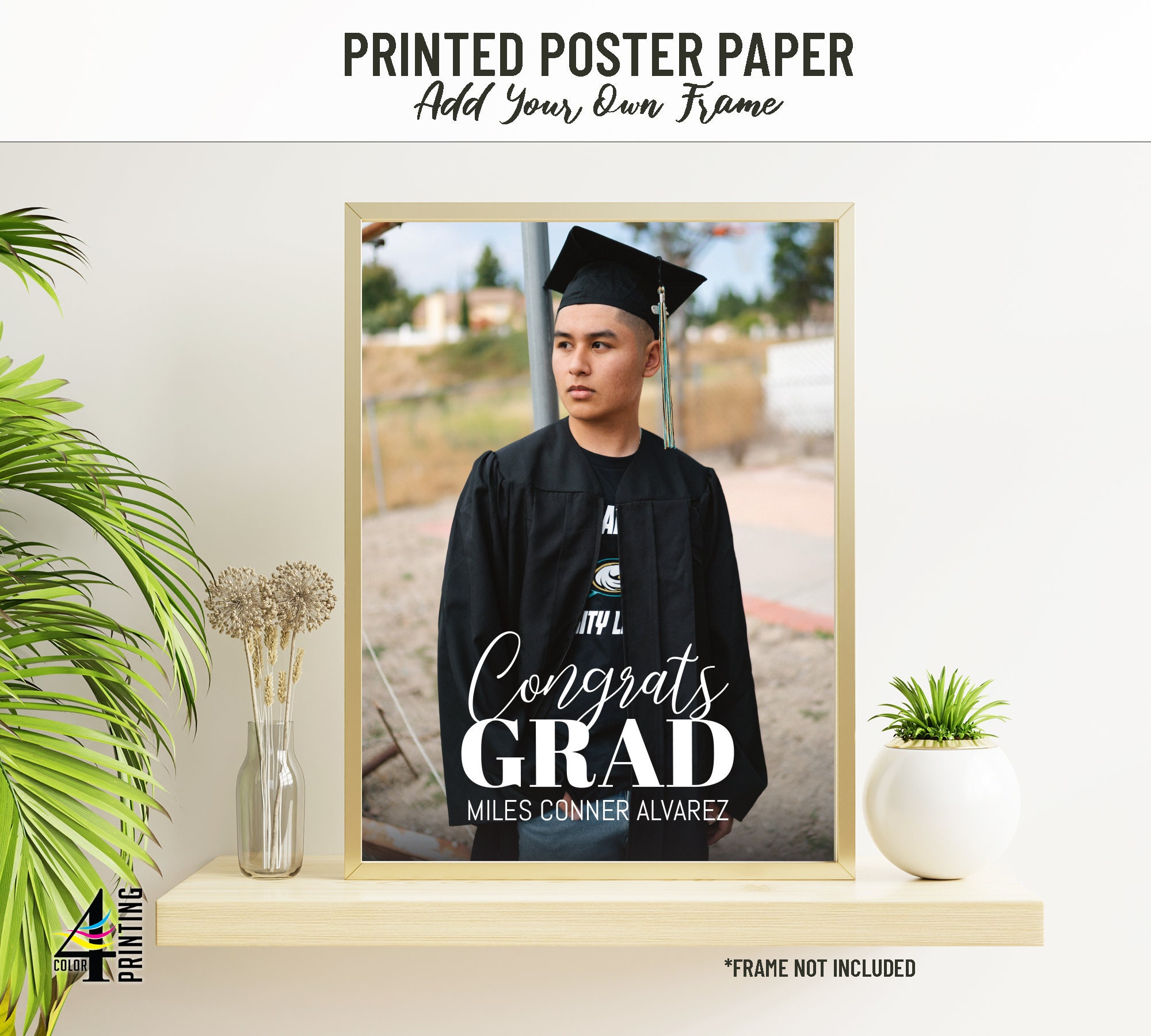Printed Graduation Party Sign Graduation Foam Board Graduation Party ...