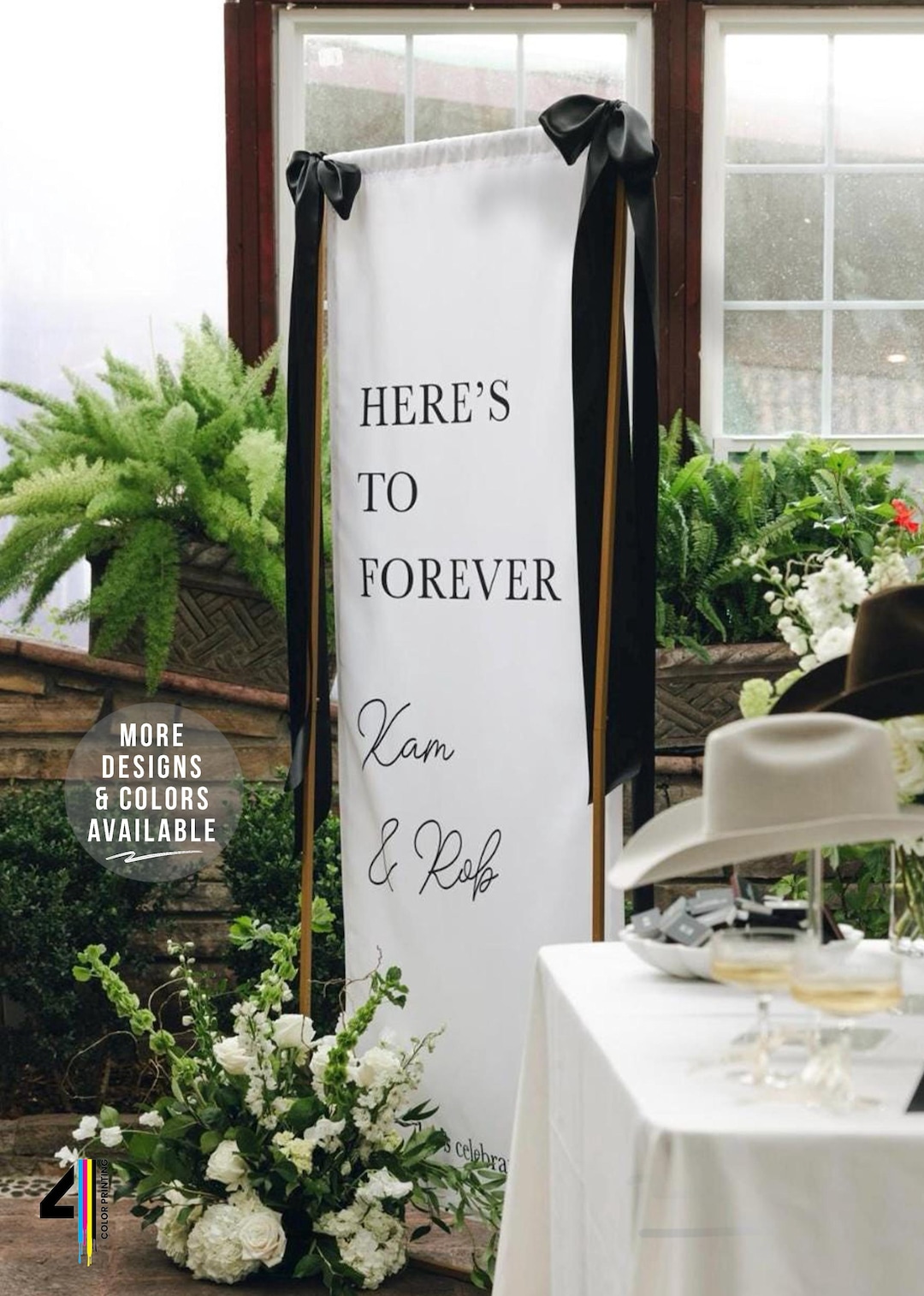 Fabric Wedding Sign, Fabric Welcome Sign With Stand Option, Fabric ...