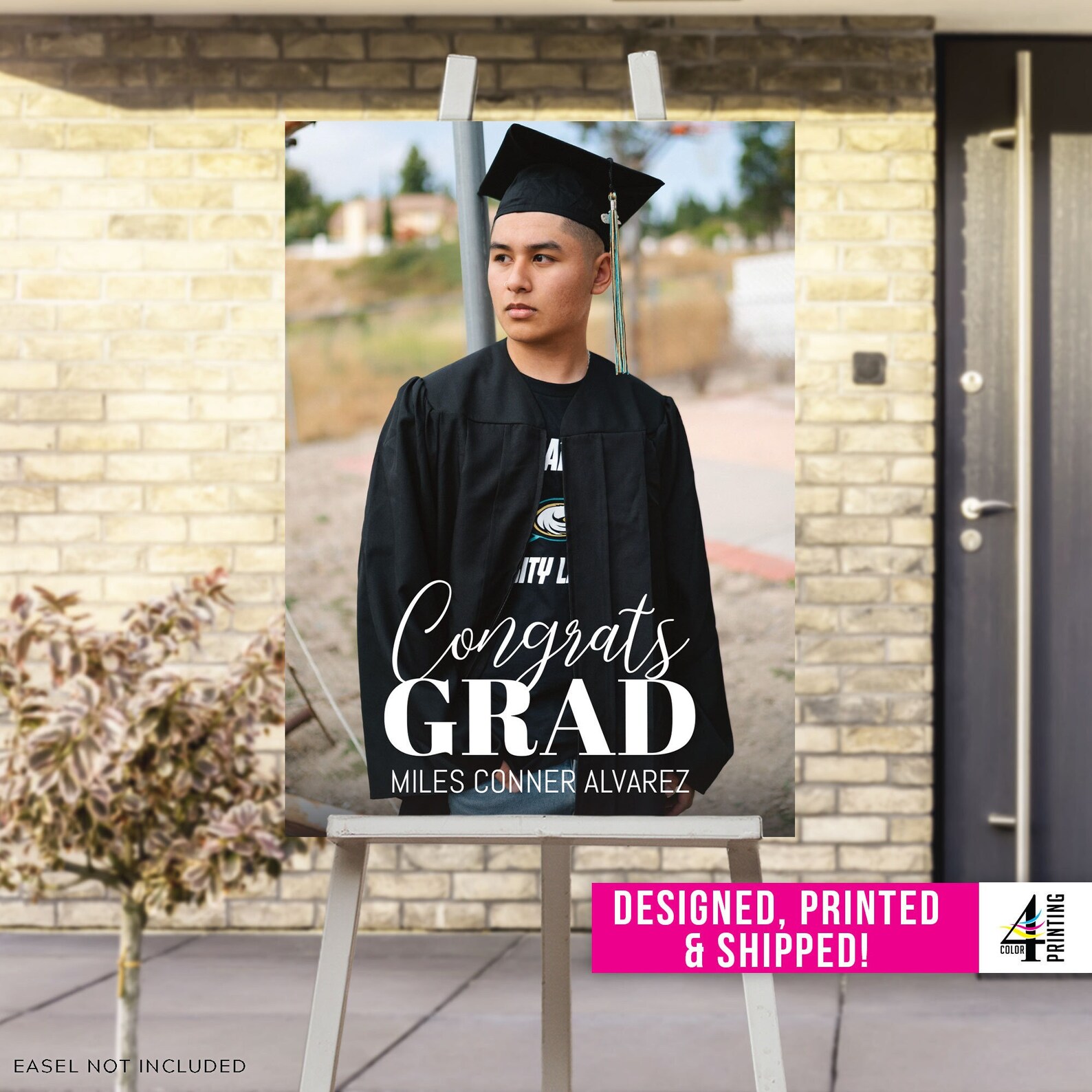 Printed Graduation Party Sign Graduation Foam Board Graduation Party ...