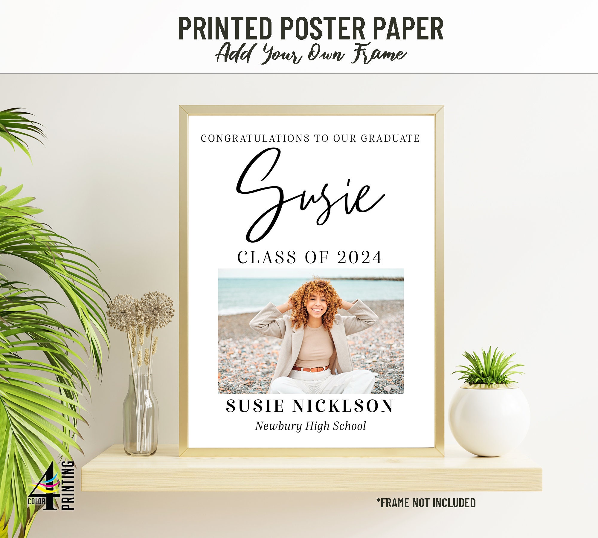 Printed Graduation Party Sign Graduation Party Sign Congrats Grad ...