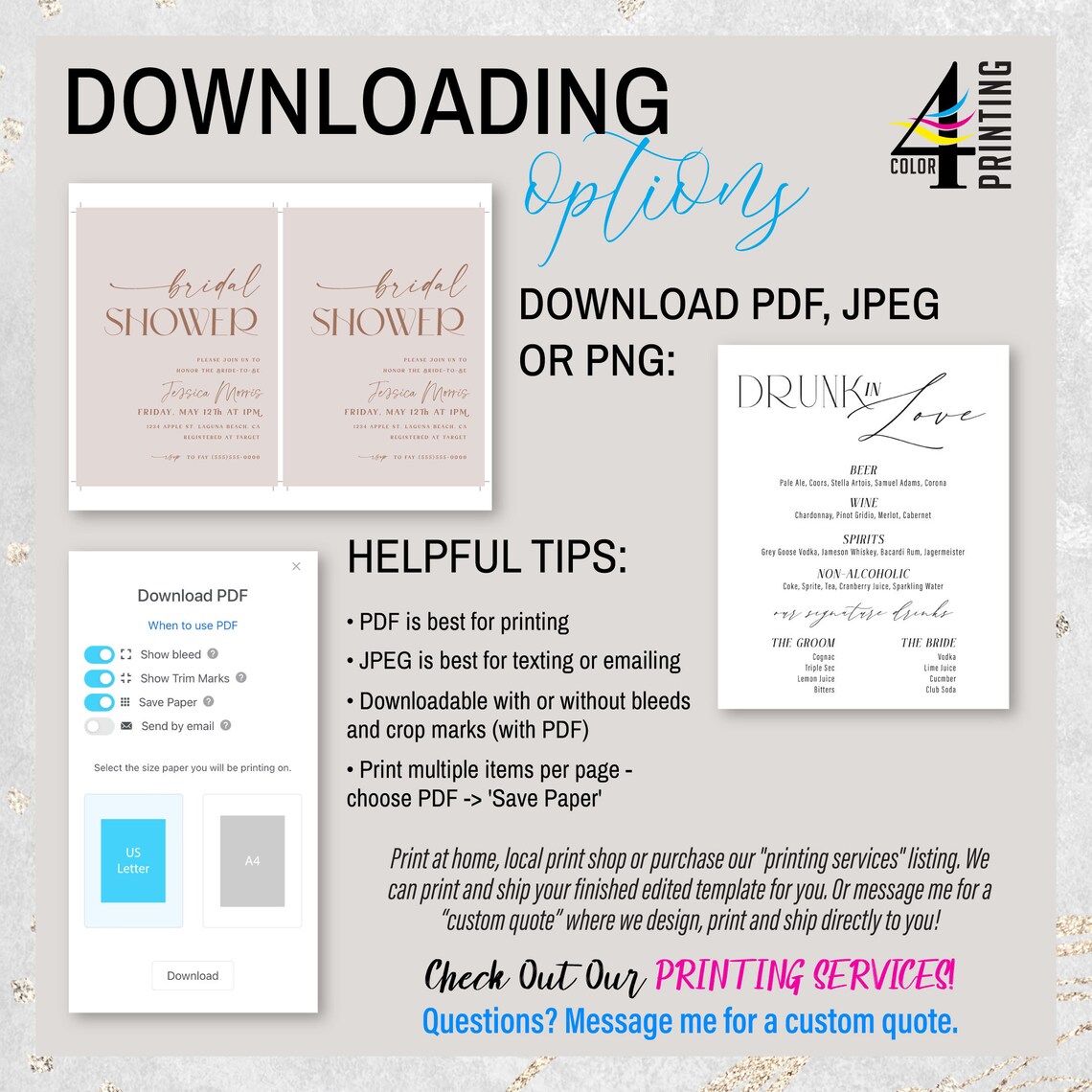 Unplugged Baby Shower Sign Template | Editable Text (digital Download ...