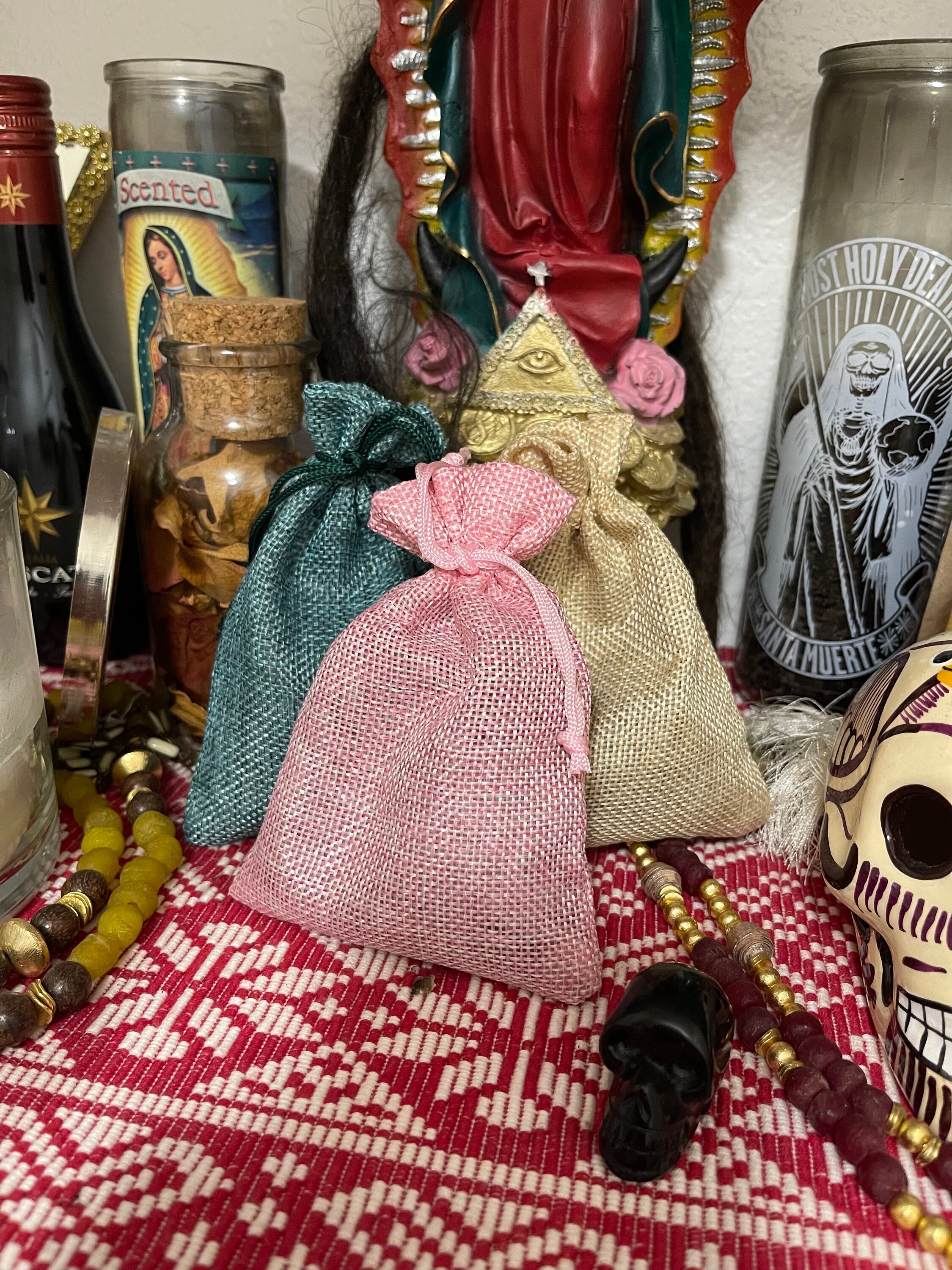 Santa Muerte Good Health Gris Gris Bag - Etsy