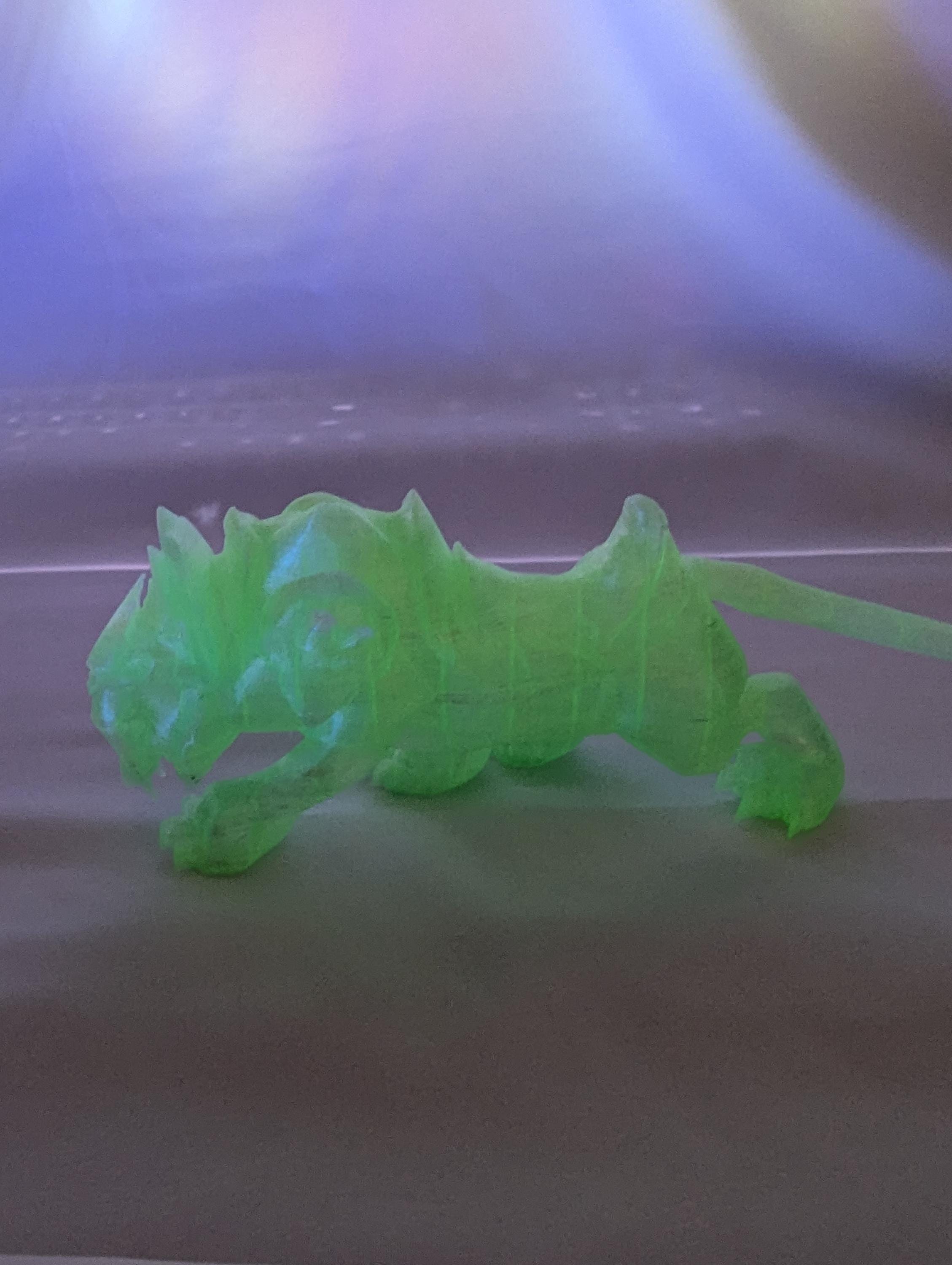 Spectral Tiger 3D Model - Etsy