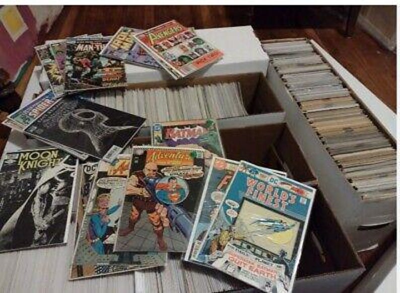 Comic Book Mystery Box Assorted Surprise Comic Packs - Etsy