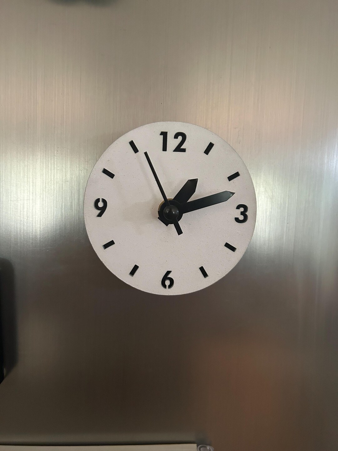 Mini Round Fridge Magnet Clock - 9cm Diameter - Strong Magnets - Etsy