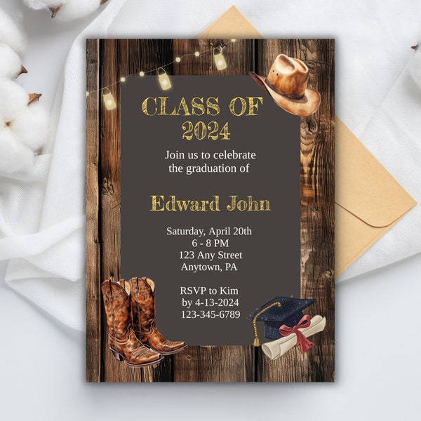 Rustic Graduation - Etsy