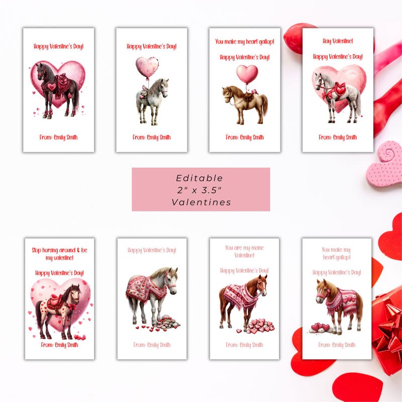 Horse Valentines - Etsy