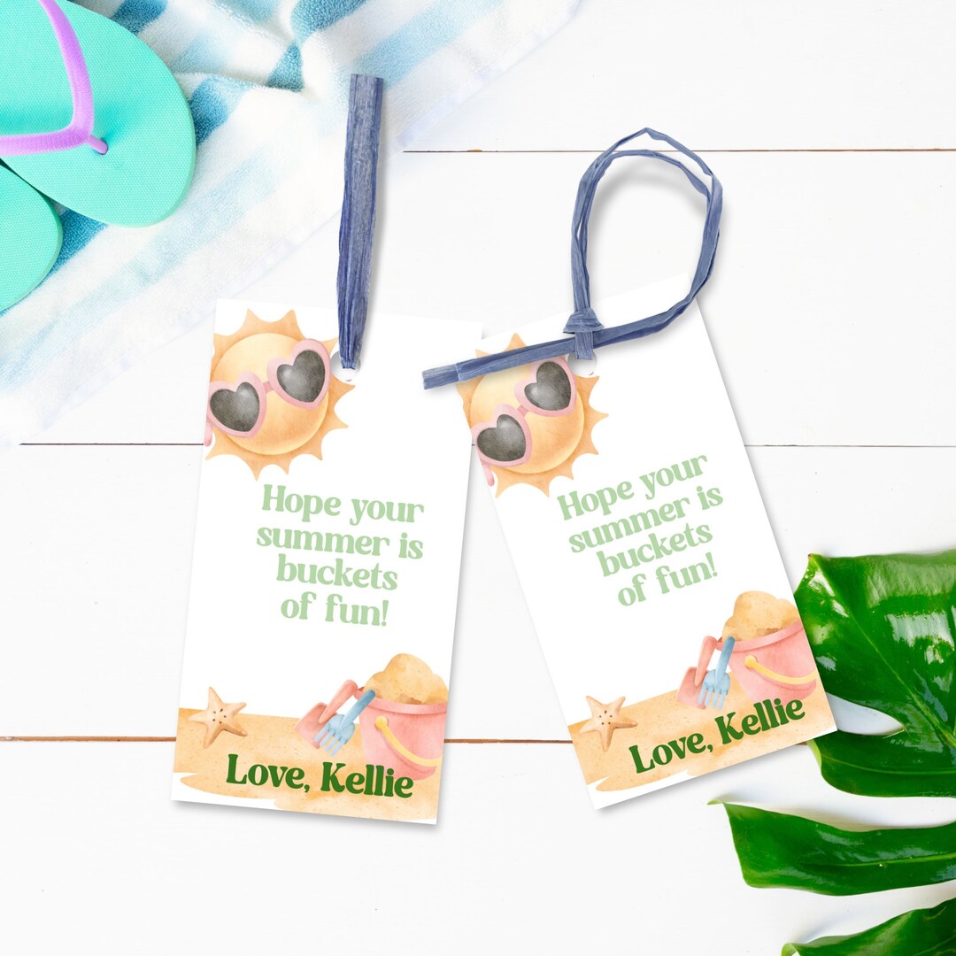 Instant Download | Hope Your Summer is Buckets of Fun | End of Year ...