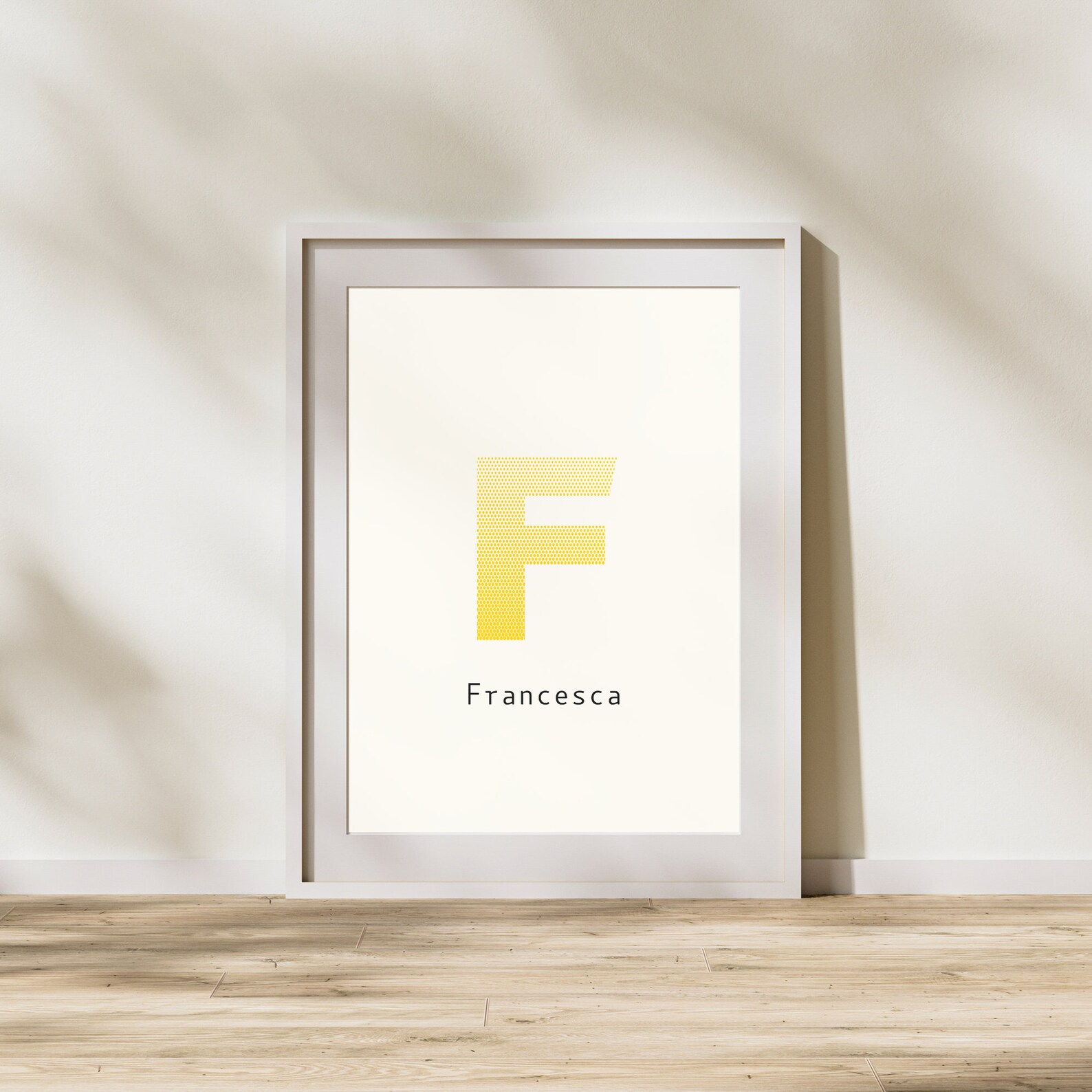 Personalised Initial Name Printable, Gift for Kids Bedroom, Custom Name ...