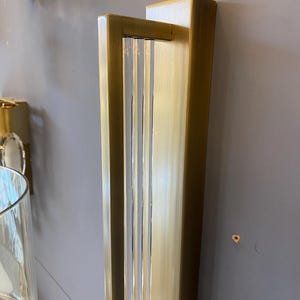 Modern Sconce With Crystal Rod, Double Glazed Modern Sconce, Modern ...