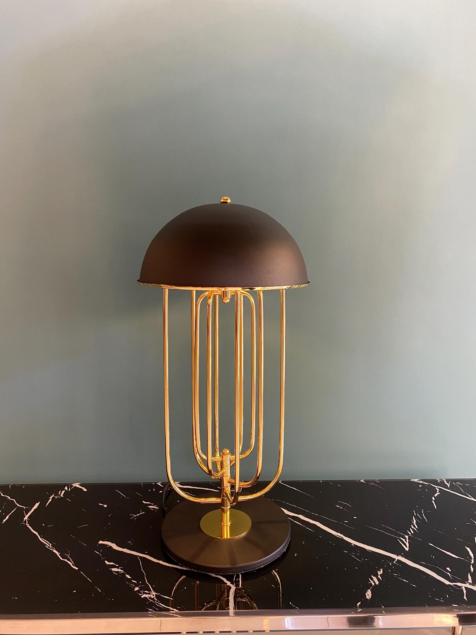 Table Lamp With Metal Cap & Adjustable Base - Modern Lighting for Home ...