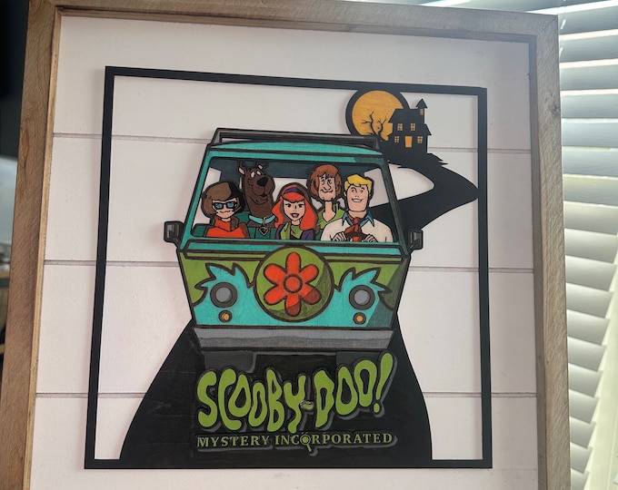 Scooby Doo Wall Art | Hand Painted Wood | Cartoon | Comic | Mystery ...