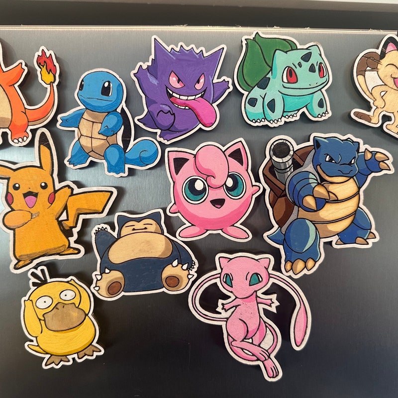 Cartoon Magnets - Etsy
