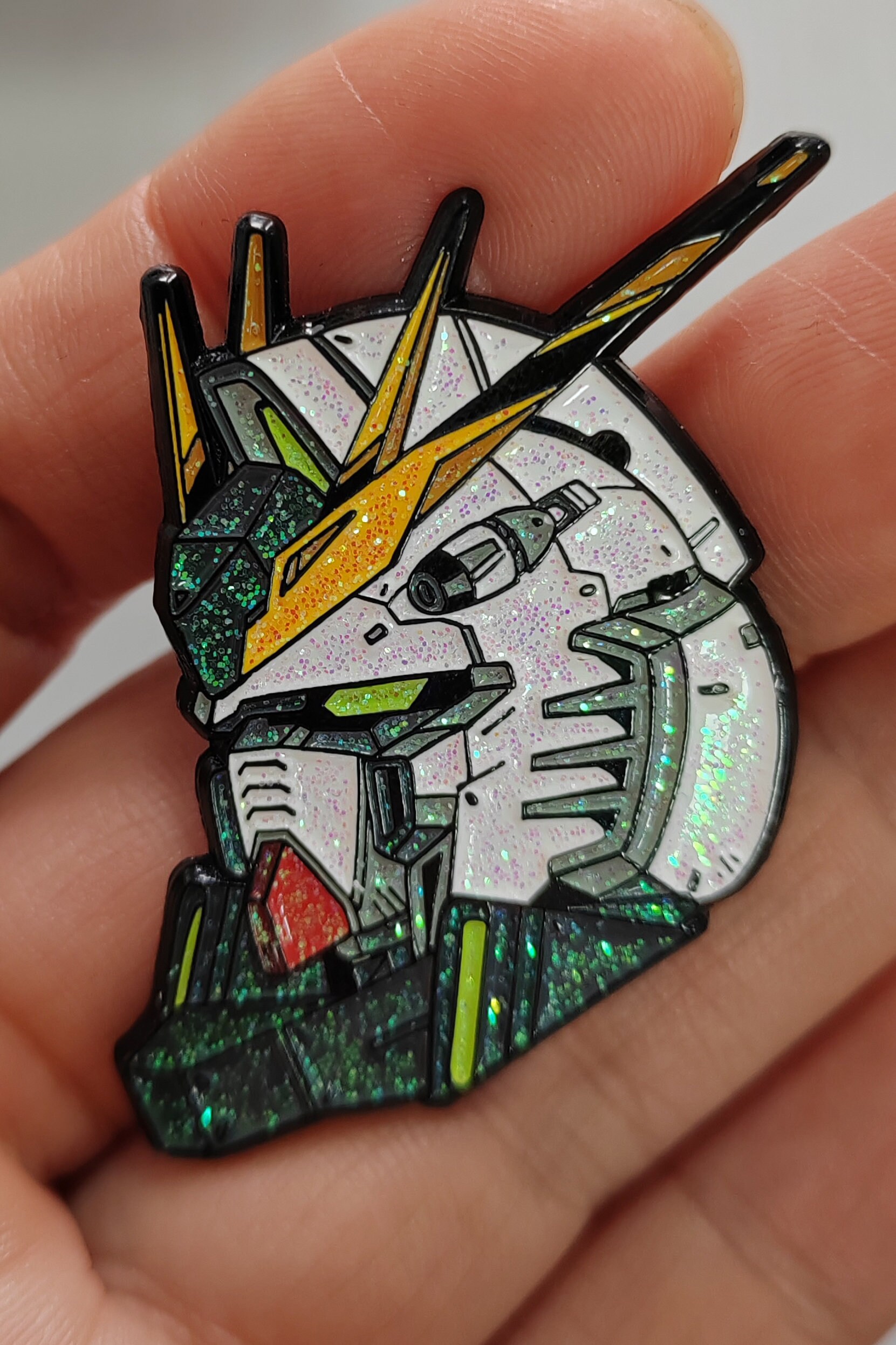 Nu Gundam Enamel Pin - Etsy