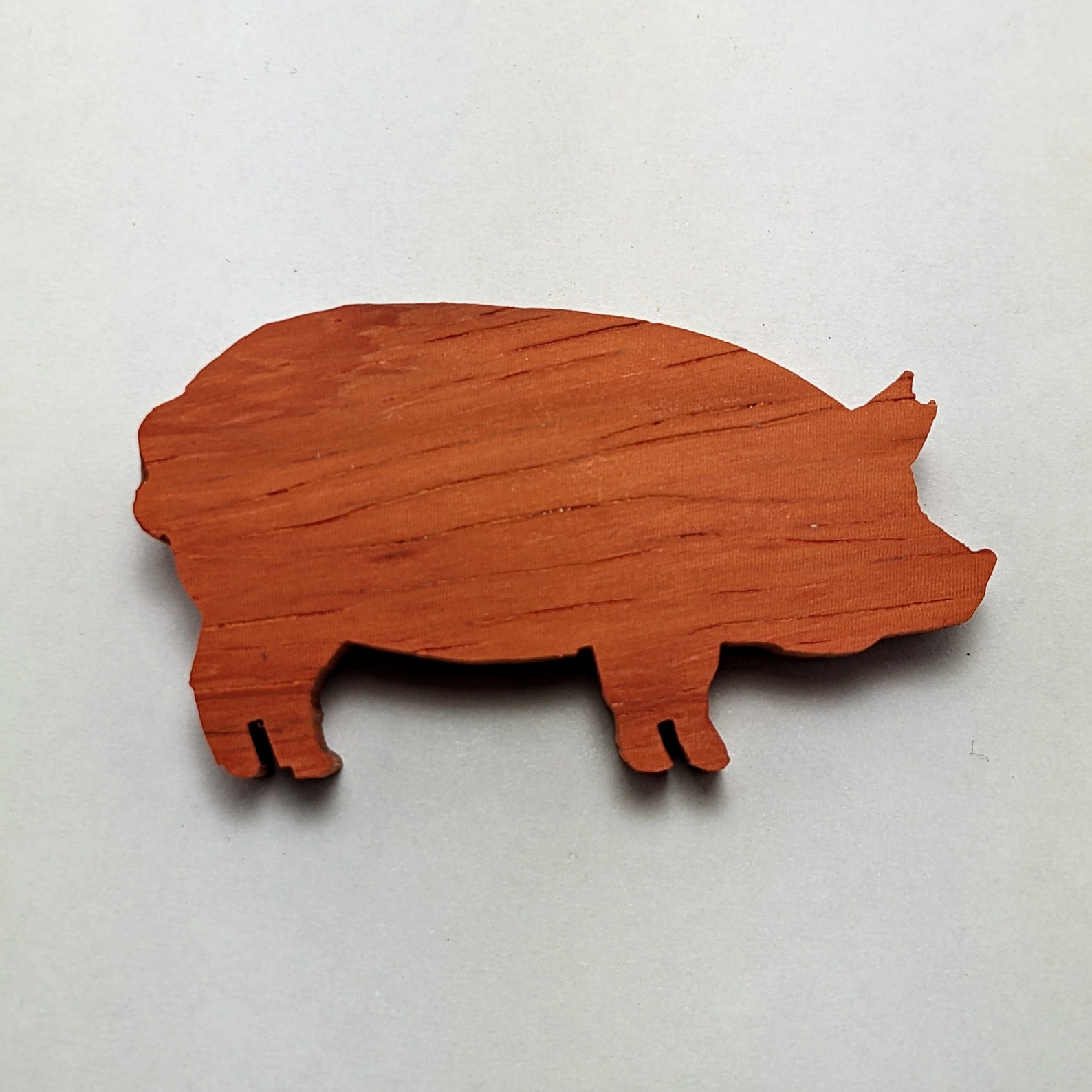 Pig - Wooden Animal Refrigerator Magnet, Handmade Fridge Magnet - Etsy