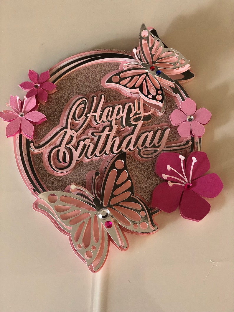 Butterfly Cake Topper - Etsy