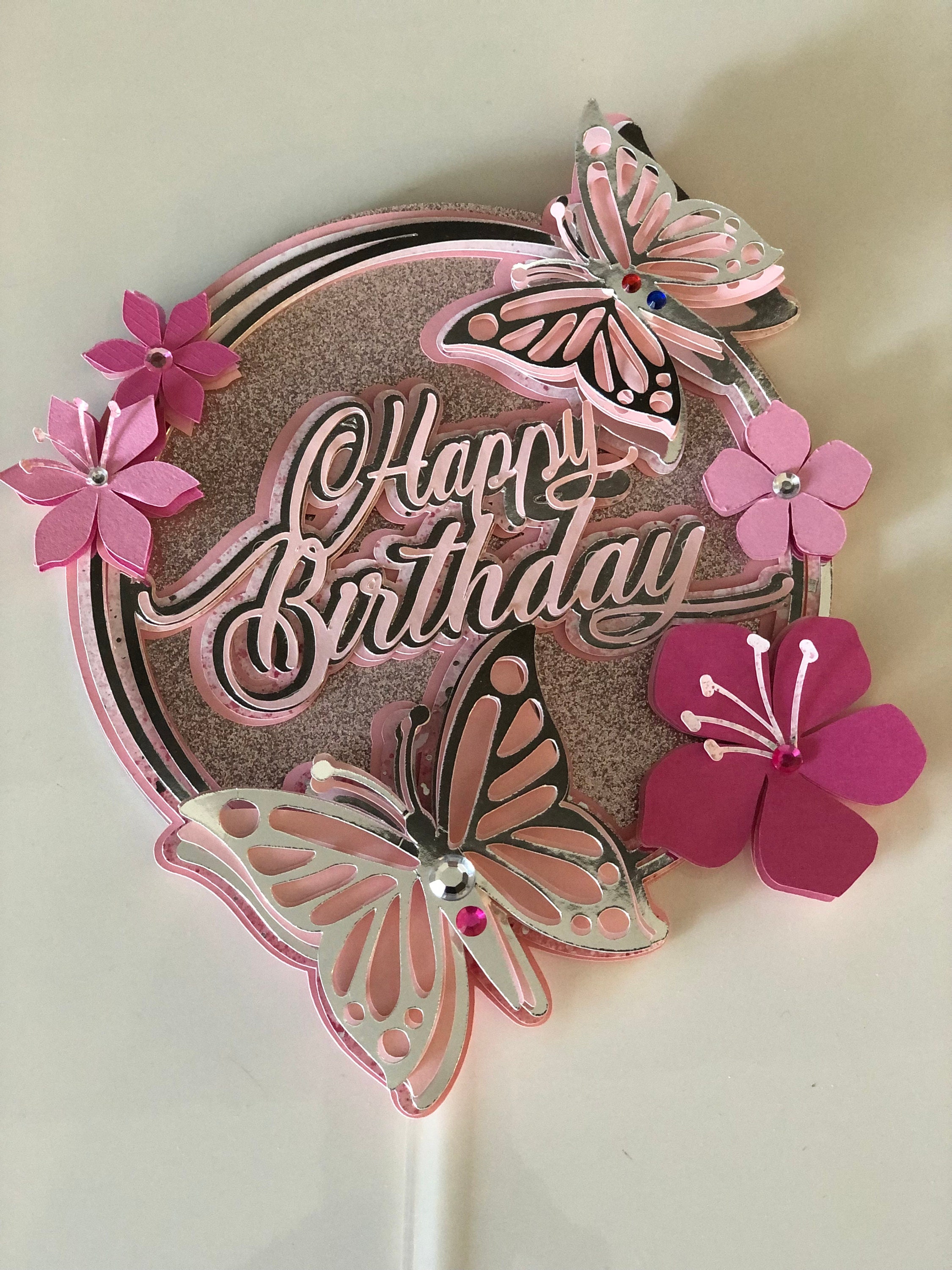 Butterfly Cake Topper - Etsy