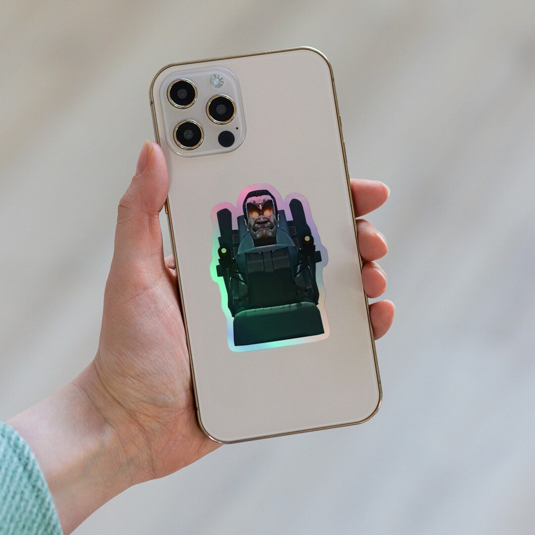 Skibidi G Man 2.0 Toilet Boss Holographic Stickers - Etsy