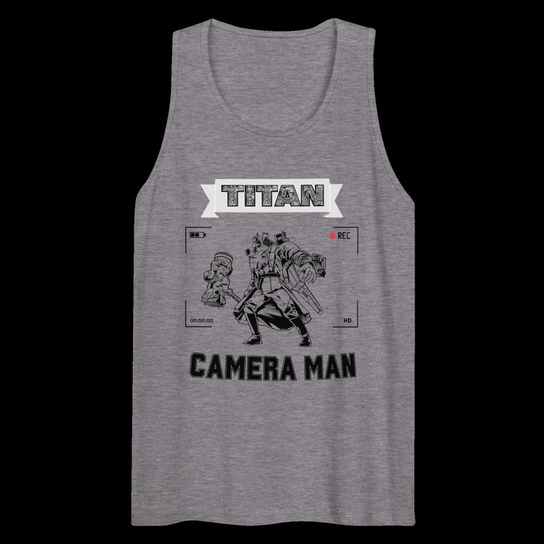 Skibidi Toilet Titan Cameraman Unisex Tank Top - Etsy Singapore